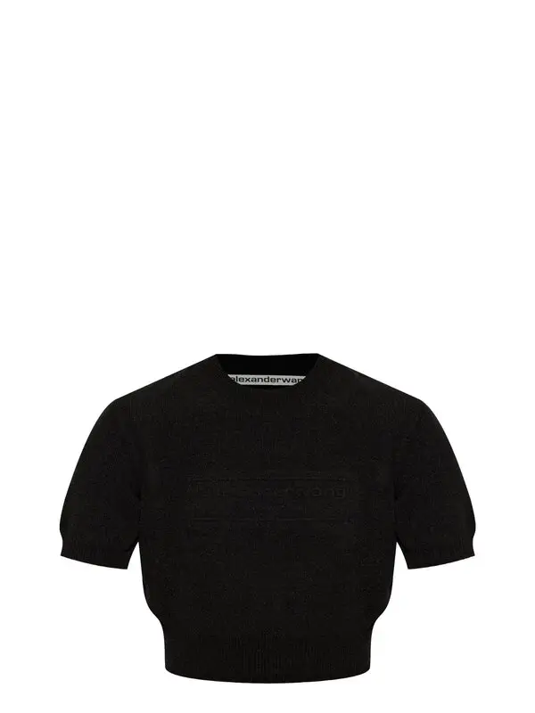 Alexander Wang Logo Top - Black