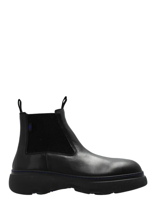Burberry Creeper Chelsea Boots - Black