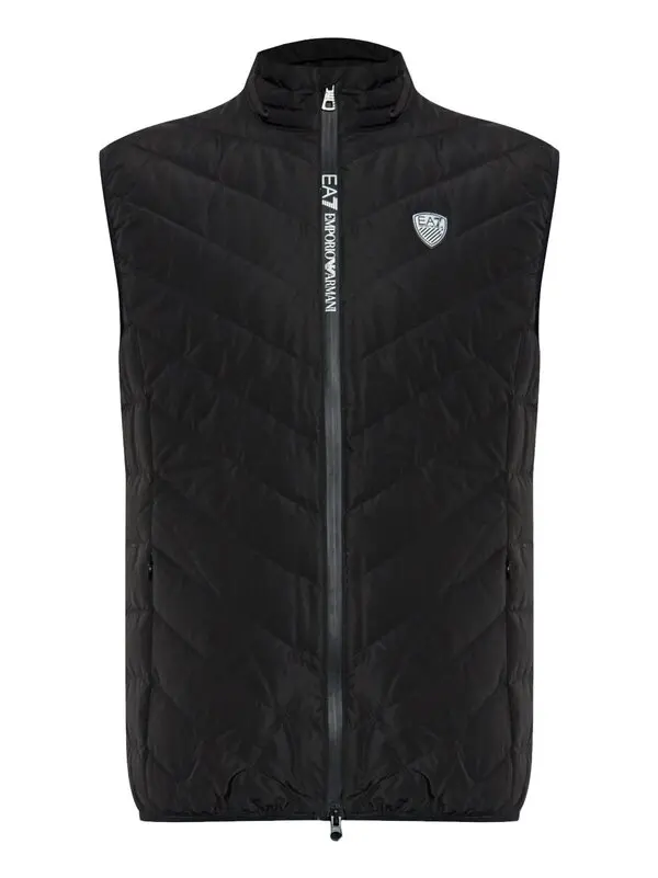 Emporio Armani Quilted Vest - Black