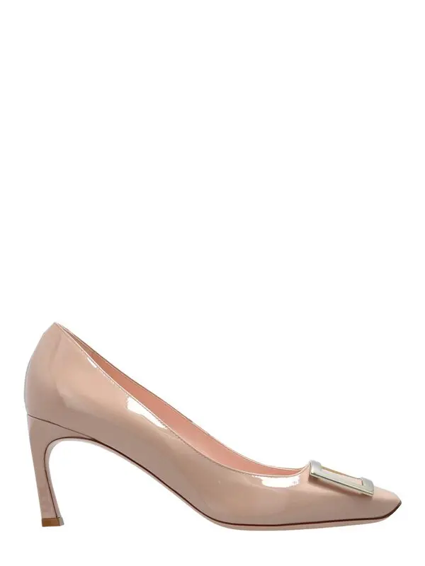 ROGER VIVIER Belle Vivier Trompette Leather Pumps - Pink