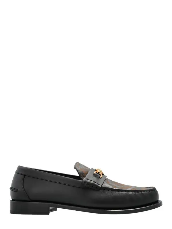 Versace Medusa Baroque Loafers - Brown