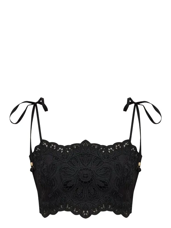 Zimmermann Lace Top - Black