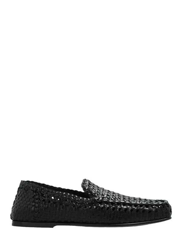 Dolce & Gabbana Leather Loafers - Black