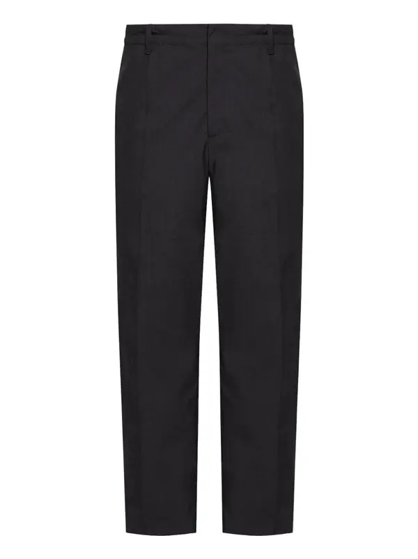 Bottega Veneta Wool Pleated Trousers - Black