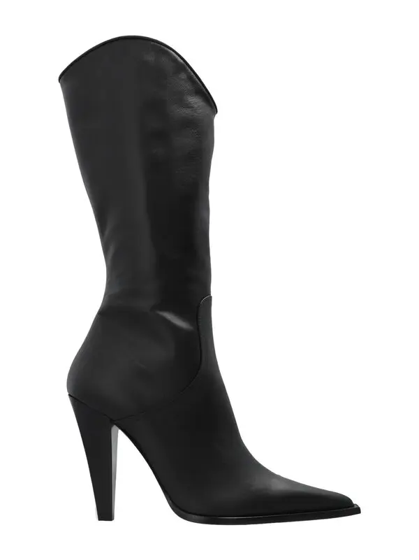 Paris Texas Leather 'nadia' Boots - Black