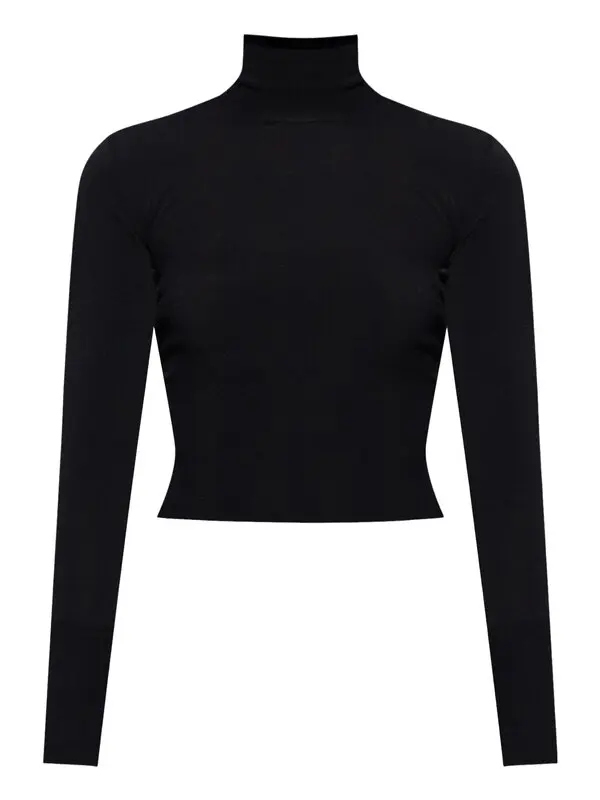 Alaïa Fitted Turtleneck Sweater - Black