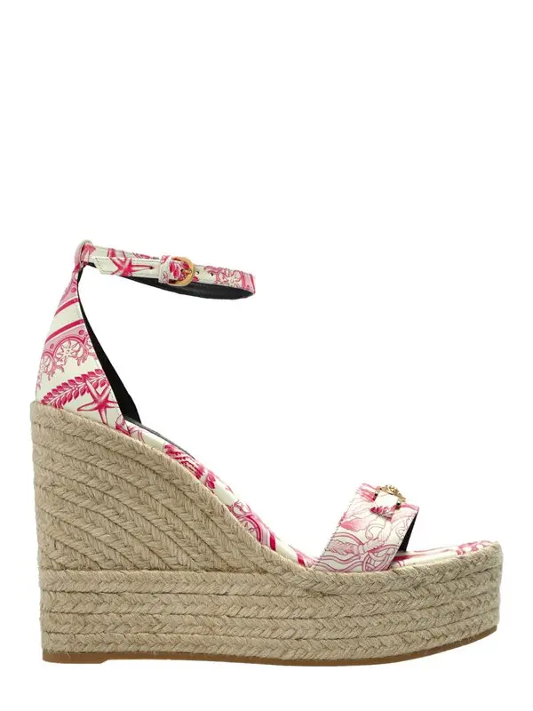 Versace Wedge Sandals - Pink