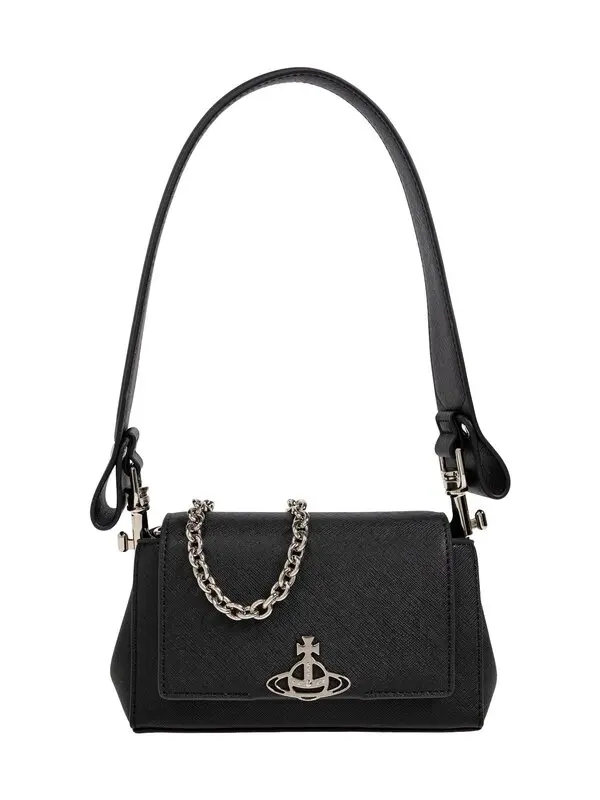 VIVIENNE WESTWOOD Shoulder Bag With Logo - Black