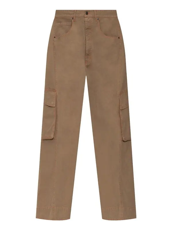 Dsquared2 Wide-leg Cargo Trousers - Brown