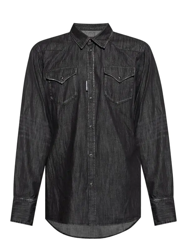Dsquared2 Denim Shirt - Black