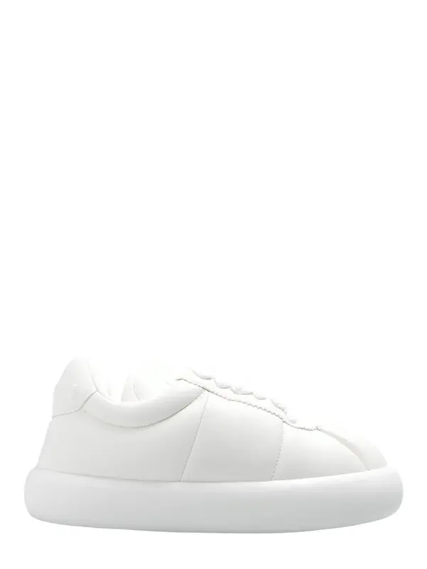 Marni Quilted Leather Sneakers - White