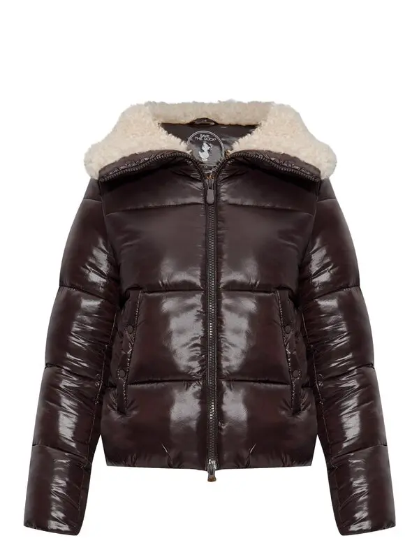 SAVE THE DUCK Moma Insulated Puffer Jacket - Brown