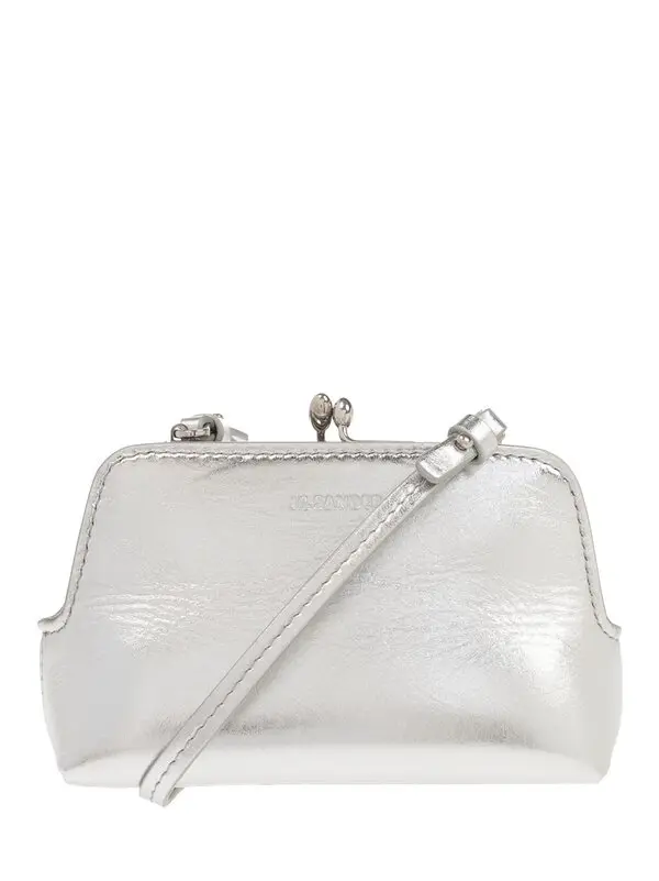 JIL SANDER Goji Micro Shoulder Bag - Silver