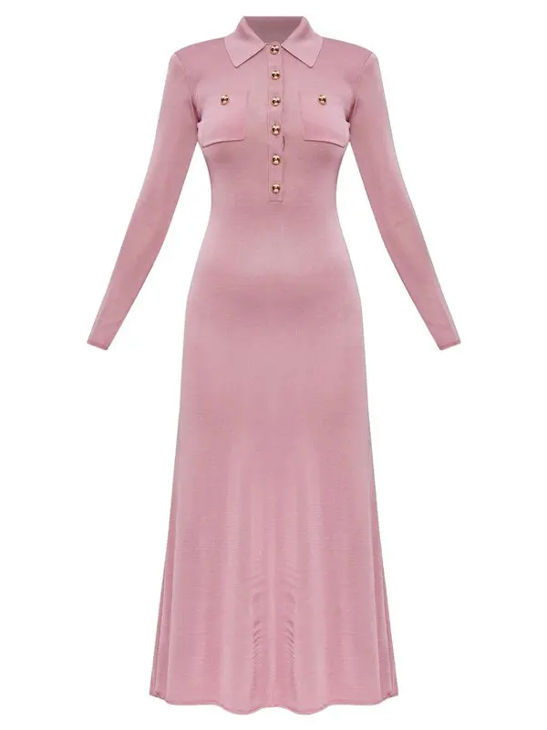 SELF-PORTRAIT Dress With Pockets - Pink