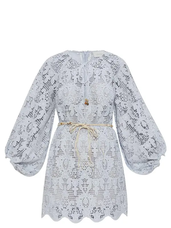 Zimmermann Openwork Dress - Light Blue