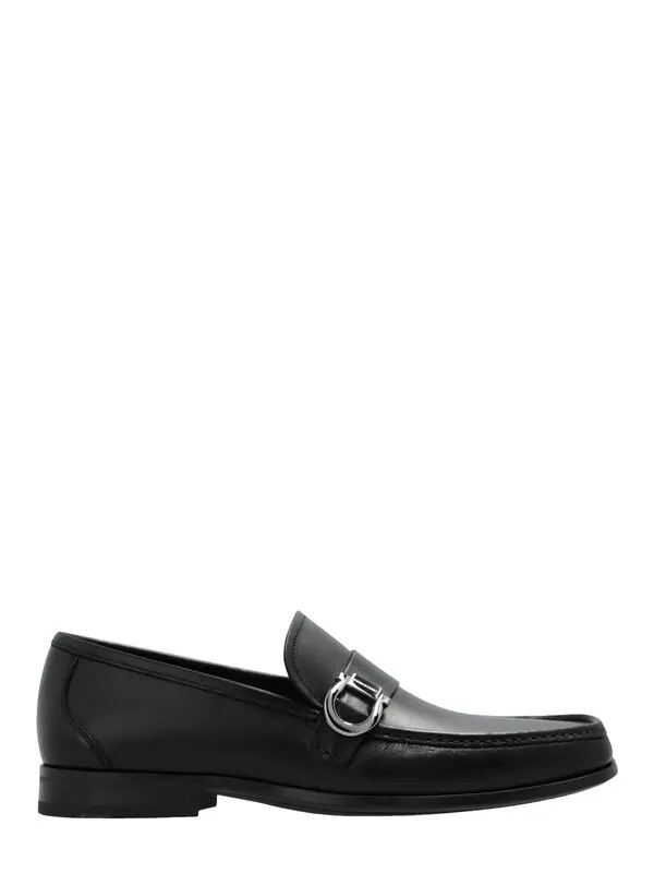FERRAGAMO Caspian Leather Shoes - Black