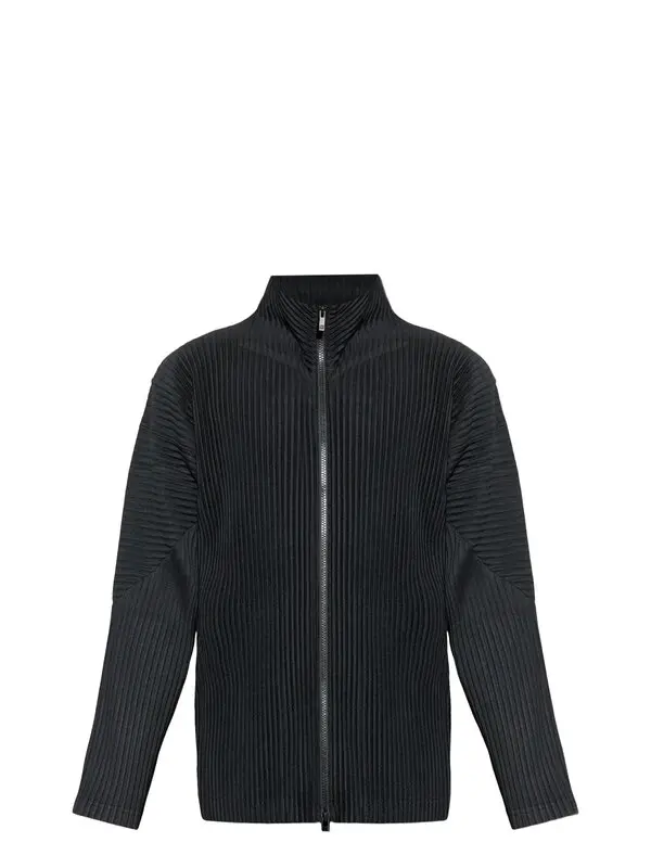Issey Miyake Pleated Sweatshirt - Black
