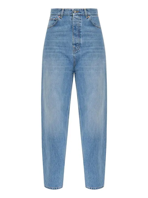 Vetements Logo Jeans - Blue