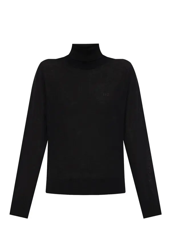 Dsquared2 Wool Turtleneck - Black