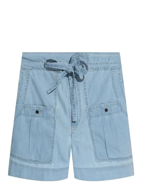 MARANT ETOILE Valdina Denim Shorts - Blue