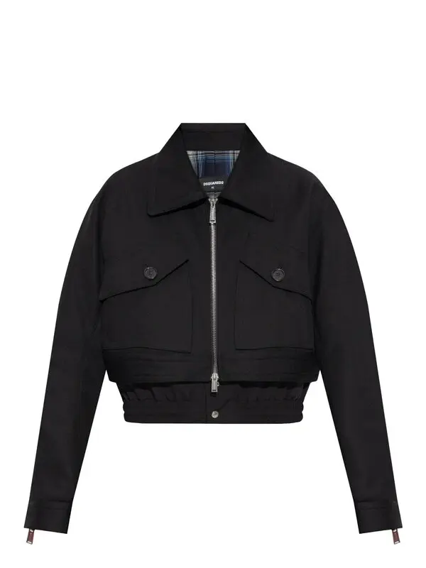 Dsquared2 Wool Jacket - Black
