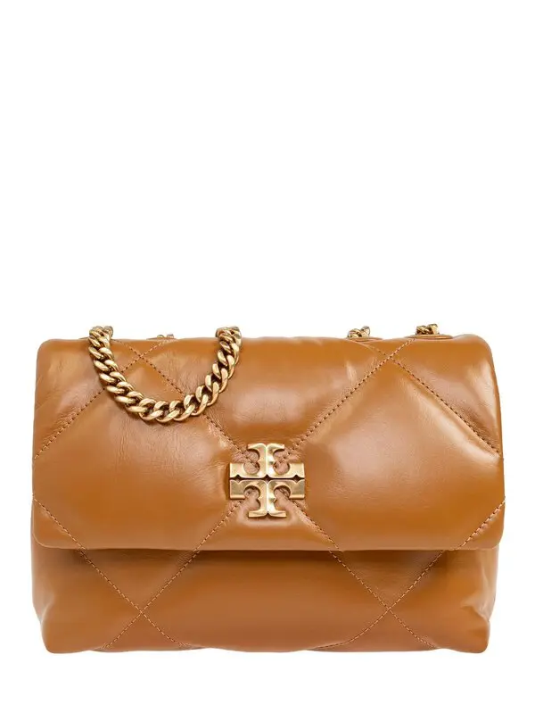 Tory Burch Kira Diamond Small Shoulder Bag - Brown
