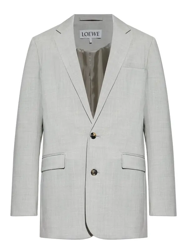 Loewe Wool Blazer - Grey