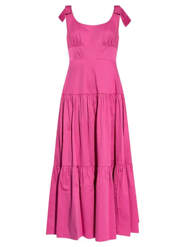 Kate Spade New York Bow-detailed Strappy Dress - Pink