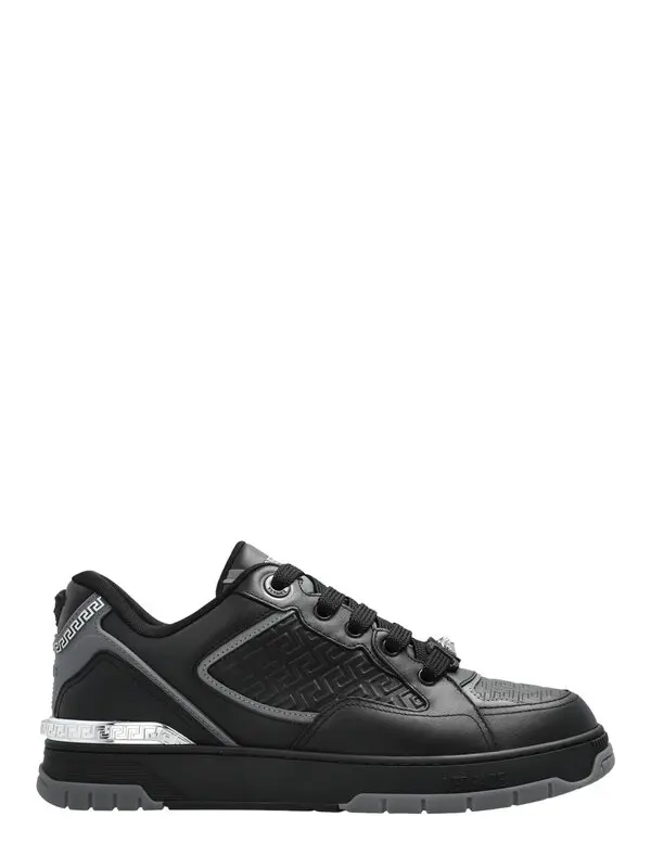 Versace Logo Sneakers - Black