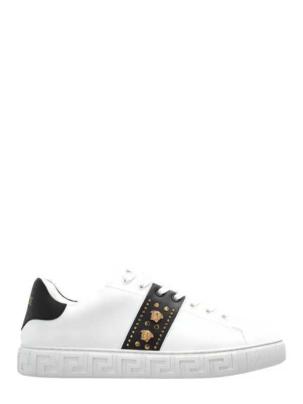 Versace Logo Sneakers - White