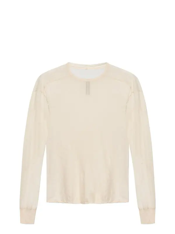 Rick Owens Level Ls T T-shirt - Cream
