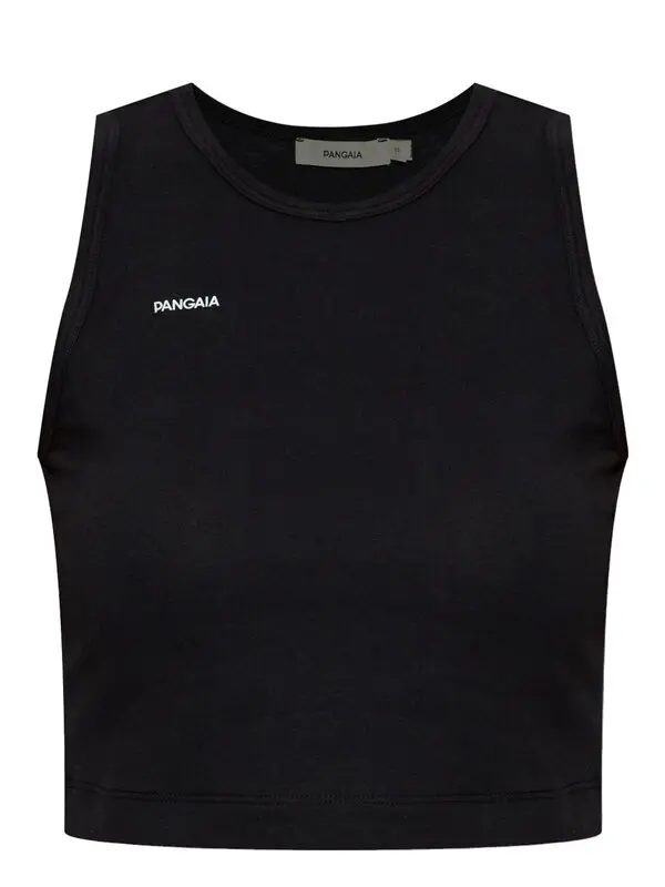 PANGAIA Logo Top - Black