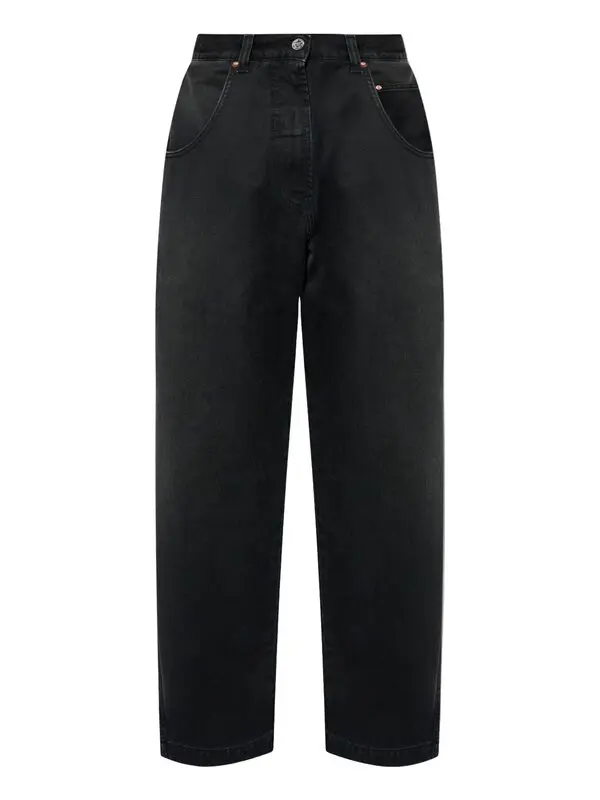 Vetements Logo Jeans - Black