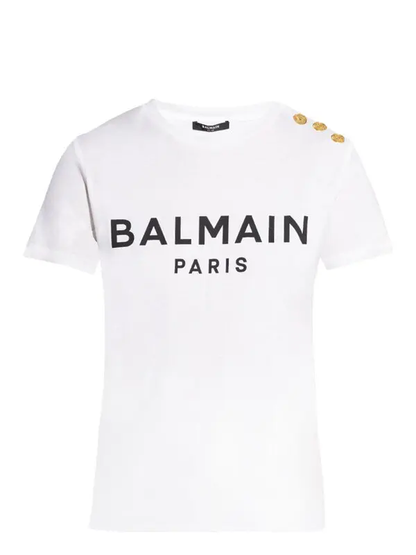 Balmain T-shirt With Logo - White