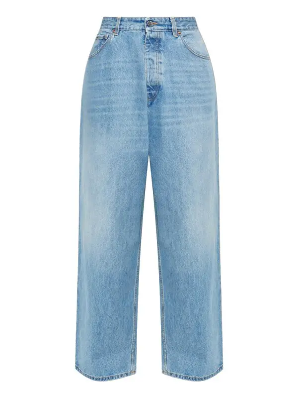 Vetements Logo Jeans - Light Blue