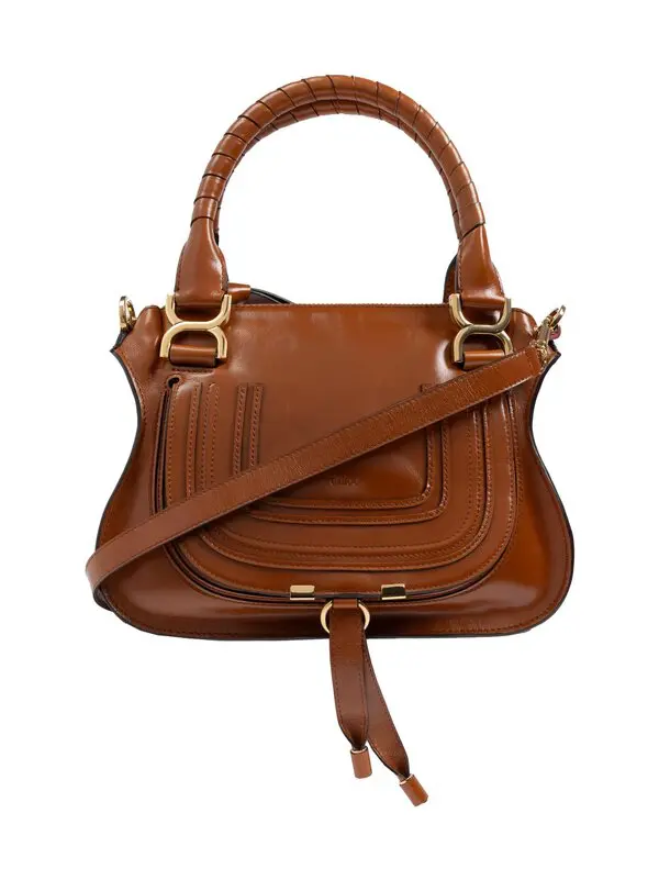 Chloé Marcie Small Shoulder Bag - Brown