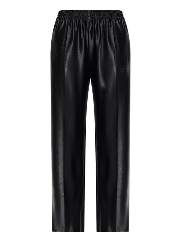 Alexander Wang Shimmer-finish Trousers - Black