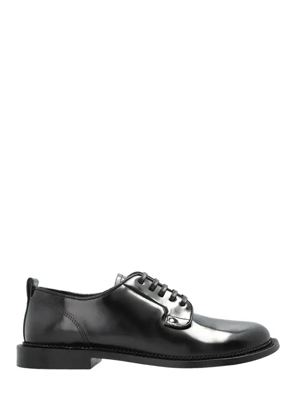 Ami Leather Derby Shoes - Black