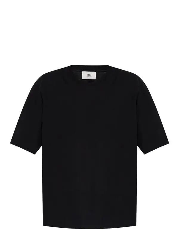 Ami Logo T-shirt - Black