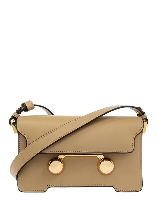 Marni Trunkaroo Mini Shoulder Bag - Beige