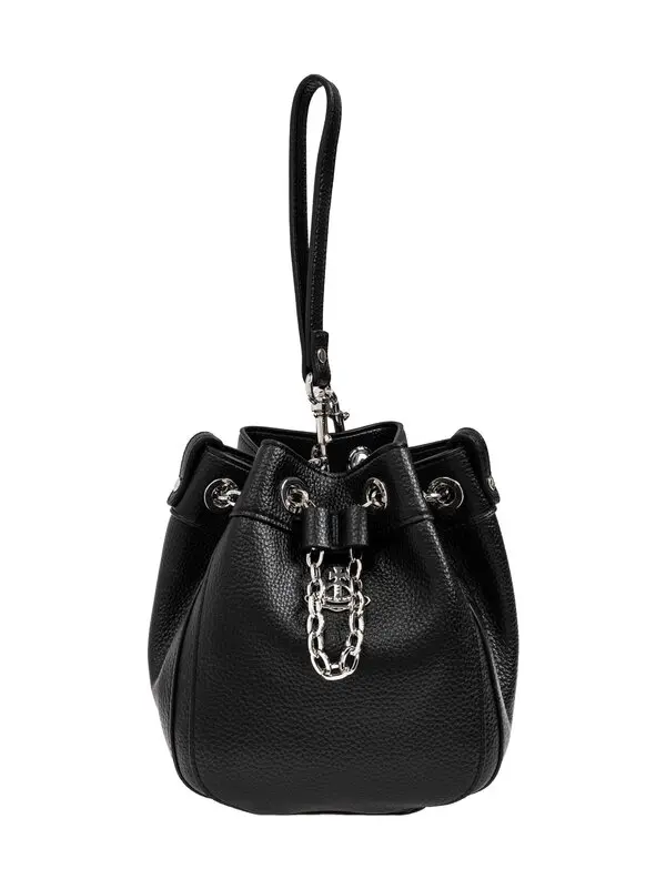 VIVIENNE WESTWOOD Chrissy Small Bucket Bag - Black