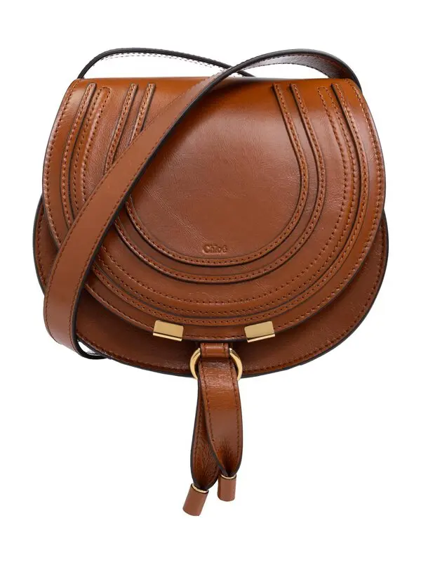 Chloé Marcie Small Shoulder Bag - Brown