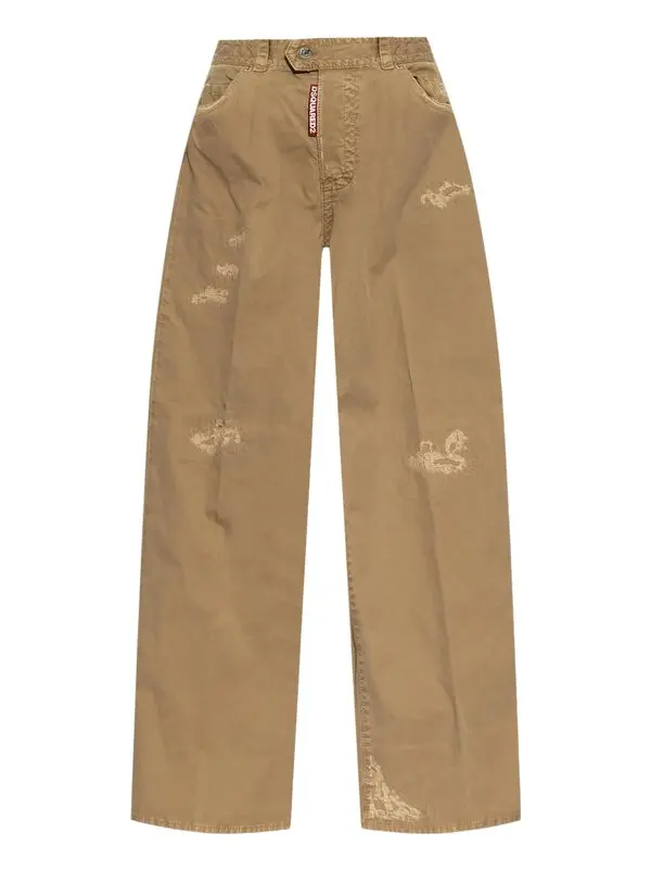 Dsquared2 Trousers With Pockets - Beige