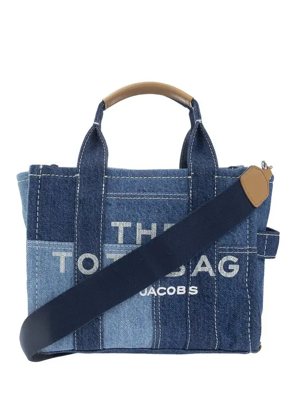 Marc Jacobs The Denim Tote Mini Shoulder Bag - Blue
