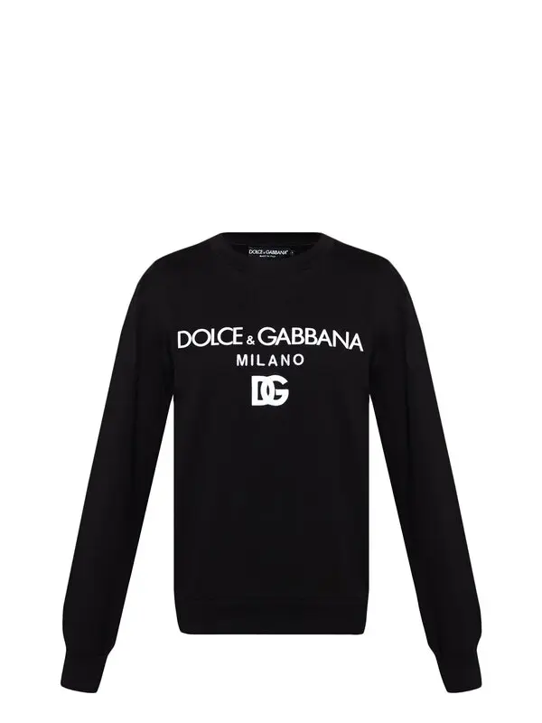Dolce & Gabbana Sweatshirt With Logo - Black