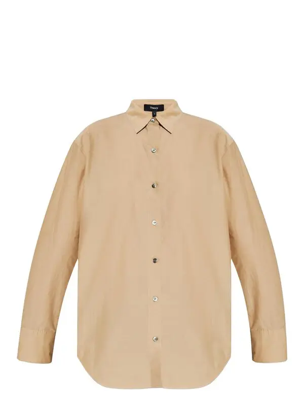 Theory Loose-fit Shirt - Beige