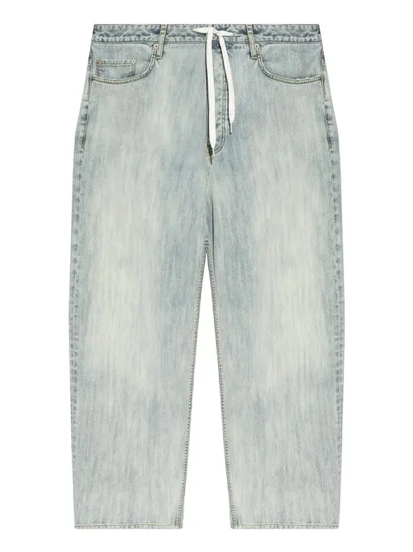 Balenciaga Wide-leg Jeans - Light Blue