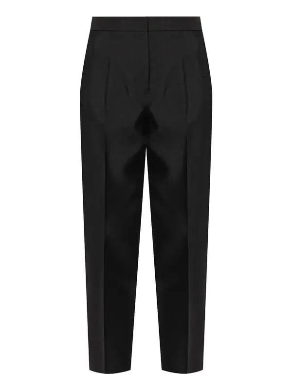 JIL SANDER Creased Trousers - Black