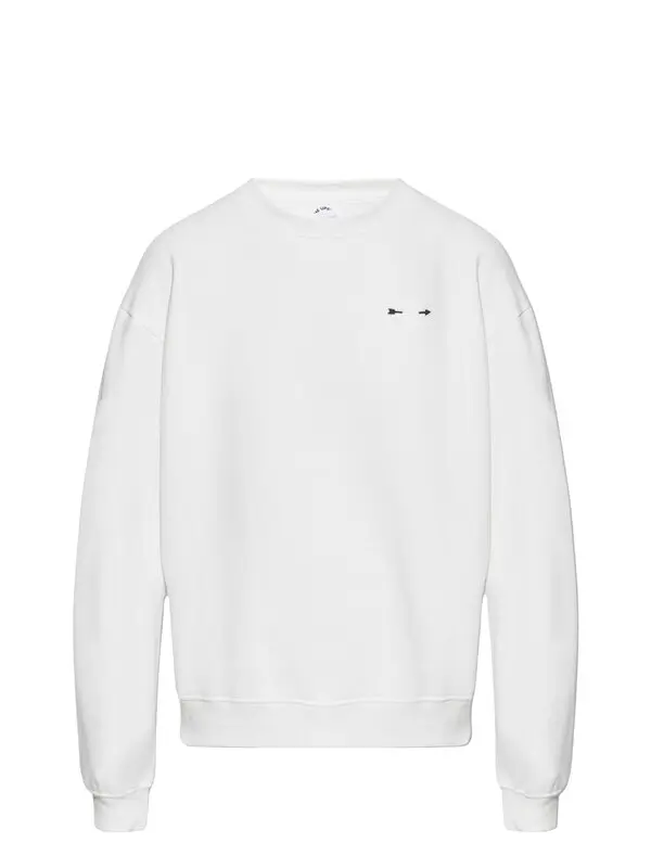 The Upside Saturn Sweatshirt - White
