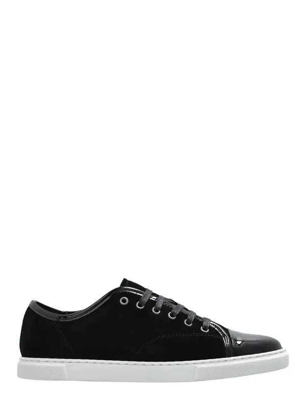 LANVIN Leather Low-top Sneakers - Black